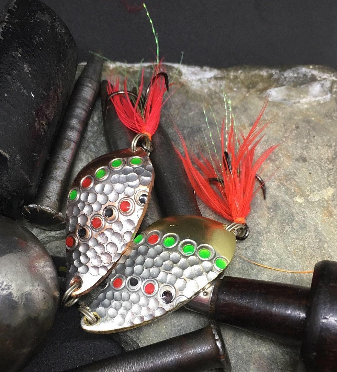 Fishing Spoons Handmade Lures Fish Bait Reliable for a Large Predator ...