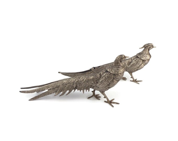 Antique Peacocks Figurines, Pair Peacocks Male Female Statues - Etsy