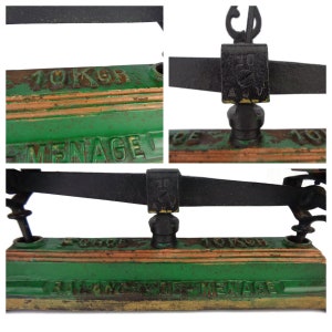 Antique Balance Scale France, Vintage Weighting Balance Scale Force 10 ...