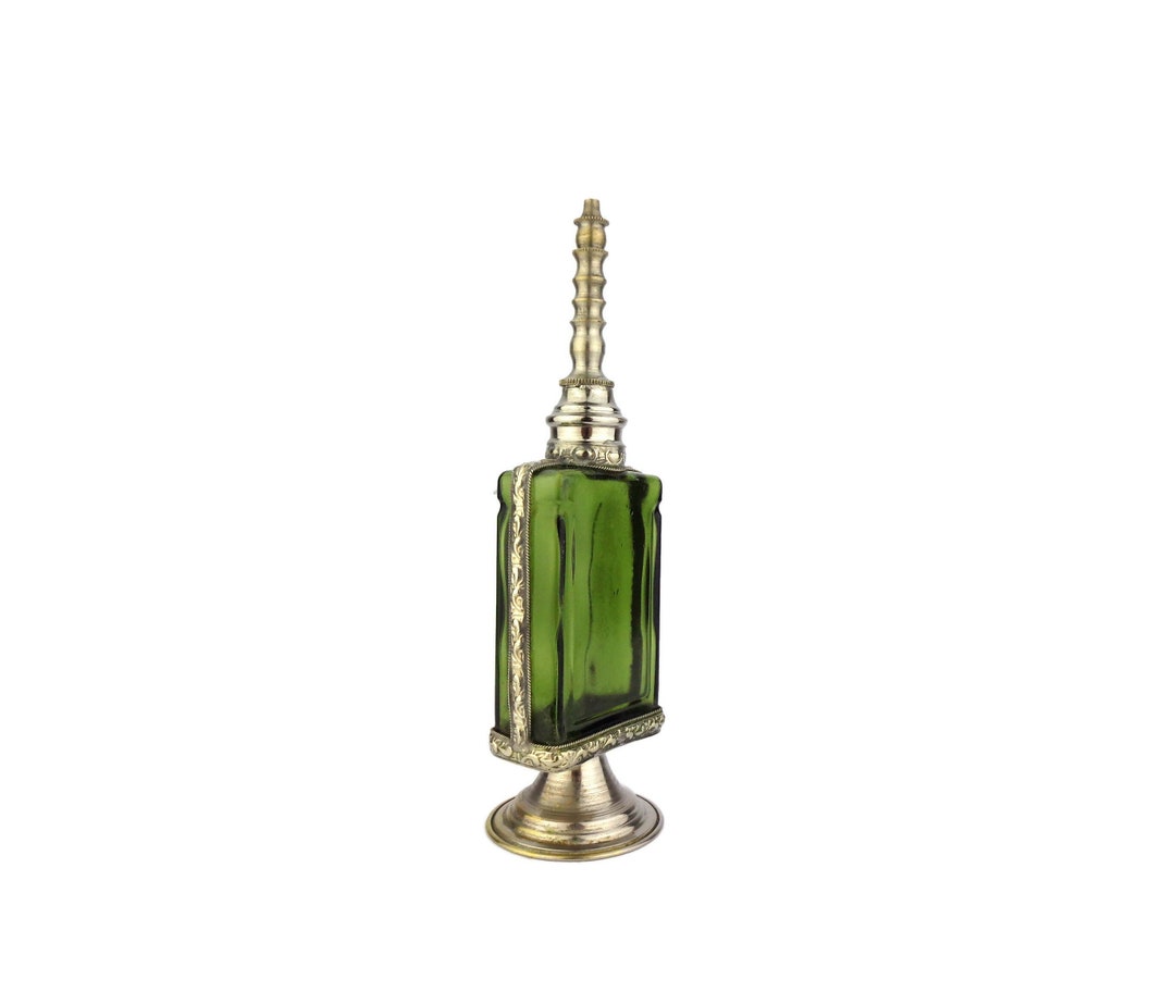 Antique Moroccan Perfume Bottle - Etsy