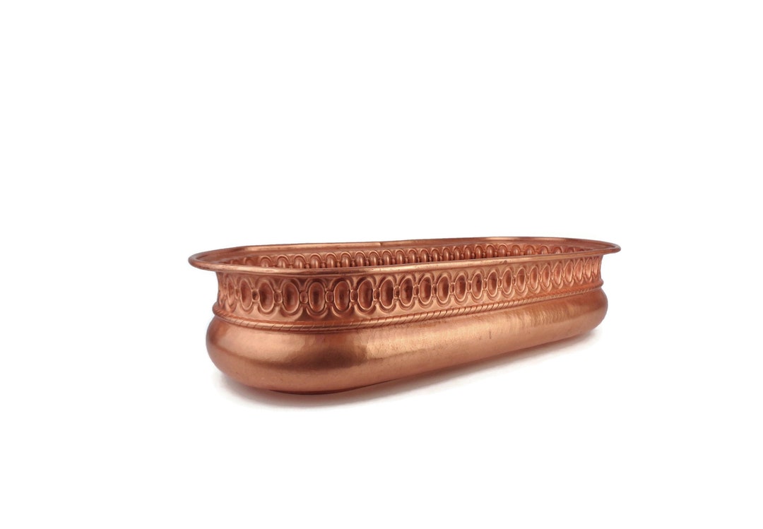Large Copper Jardiniere, Copper Planter, Handmade Copper Flowers Pot - Etsy