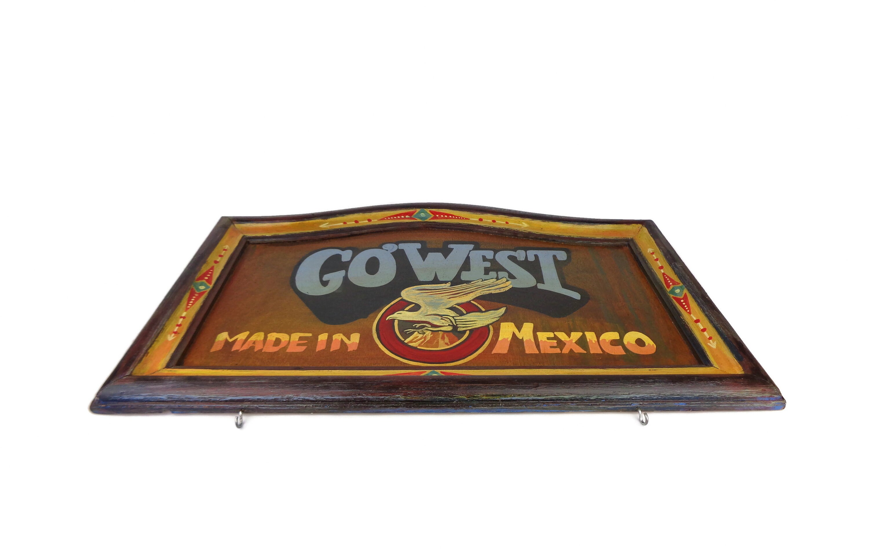 Vintage Mexican Wall Plate Mexican Wall Sign Handpainted - Etsy