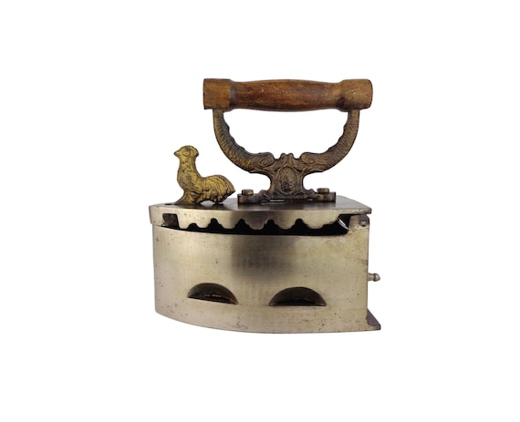 Antique Large Coal Iron Vintage Flat Iron - Etsy