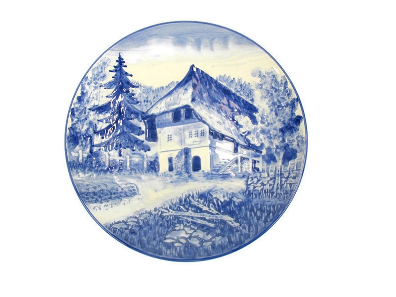 German Ceramic Wall Plate - Etsy
