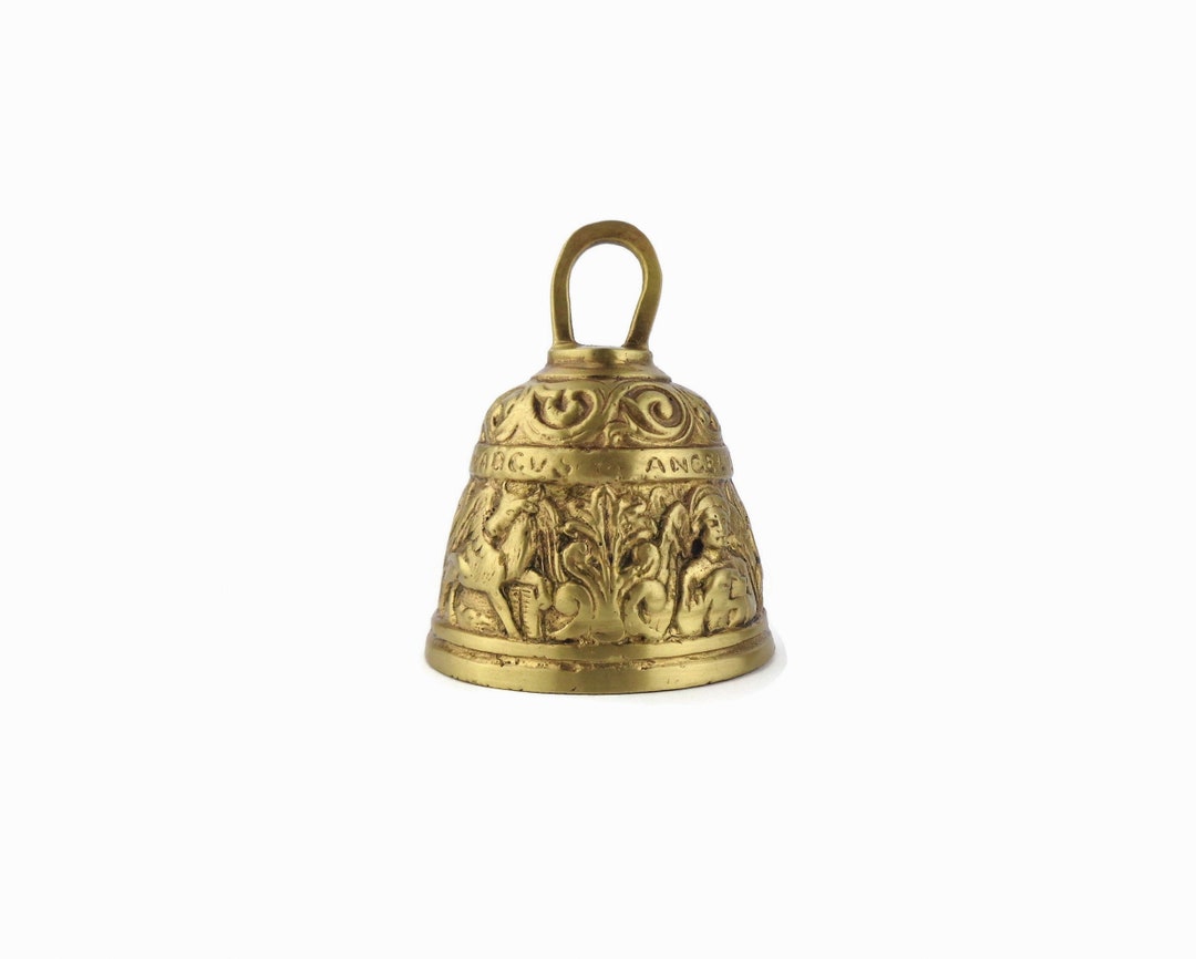 Antique Brass Bell Large Brass Bell Brass Temple Bell - Etsy