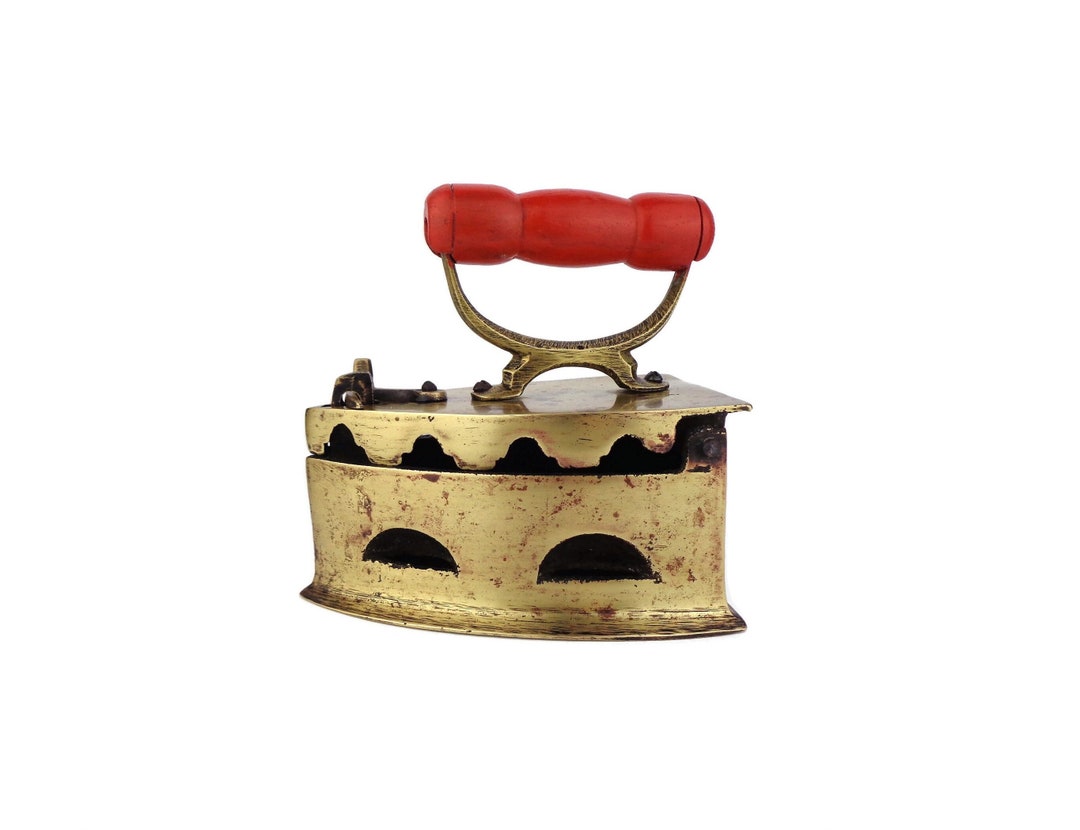 Antique French Brass Iron, French Brass Clothes Iron Circa 1930's - Etsy