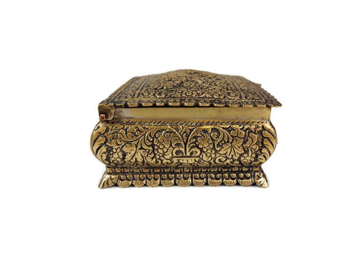 Antique Bronze Jewelry Box With Double Headed Eagle Roman - Etsy