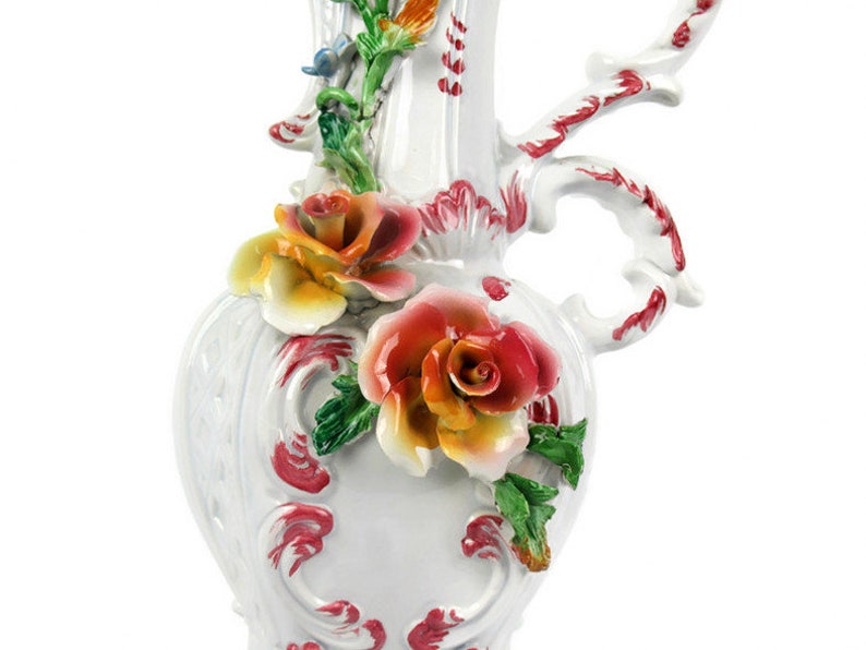 Large Capodimonte Ceramic Vase Capodimonte Extra Large - Etsy