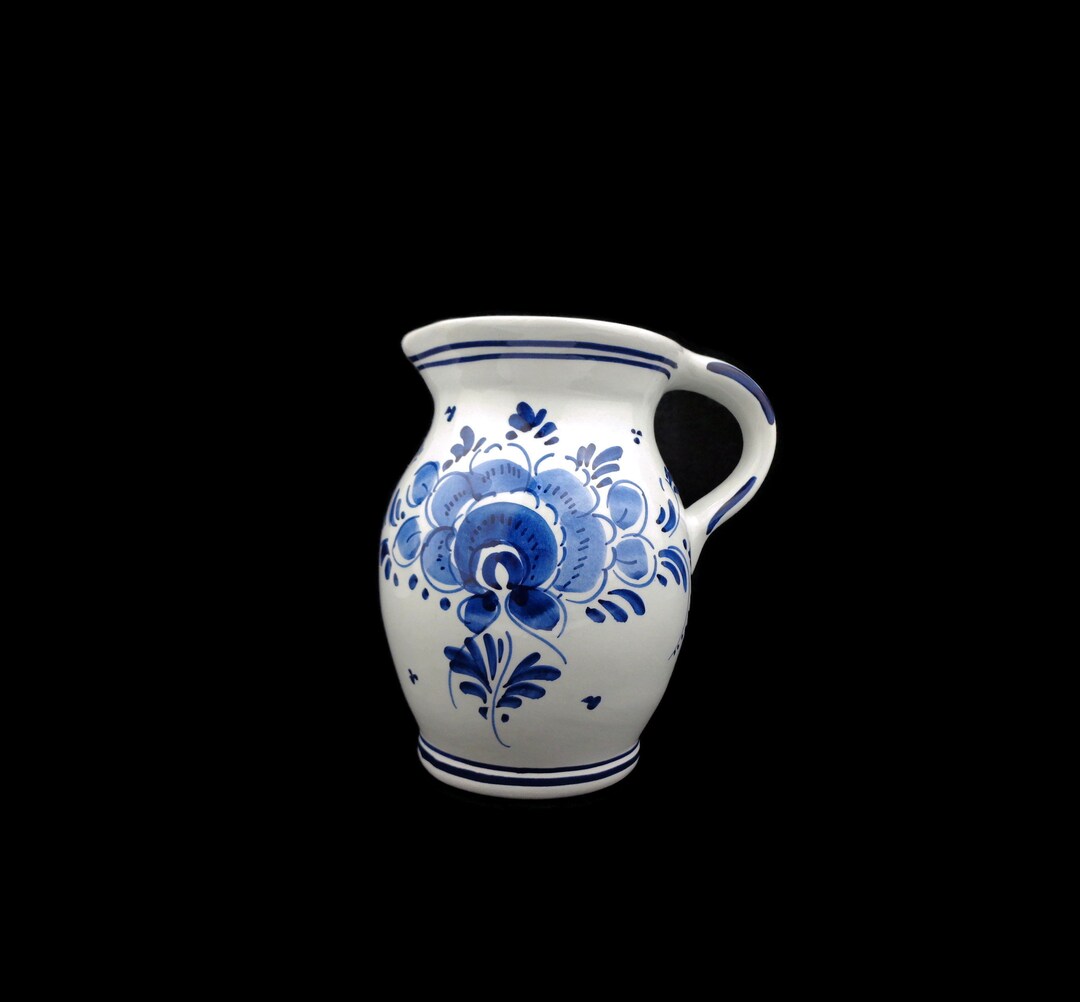 Vintage Delft Ceramic Jug, Delft Ceramic Pitcher, Handpainted Delft ...