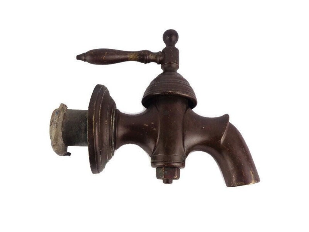 Extra Large Bronze Spigot, Antique Bronze Fountain Spigot, Large Bronze ...