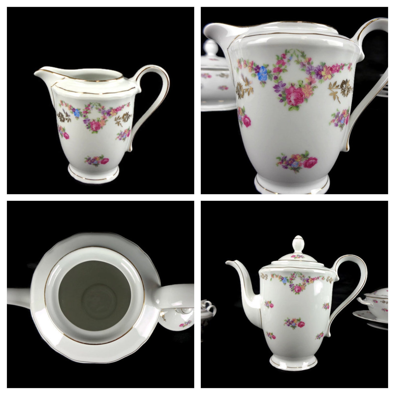 Vintage Porcelain Breakfast Set Breakfast Dining Set Bavaria | Etsy