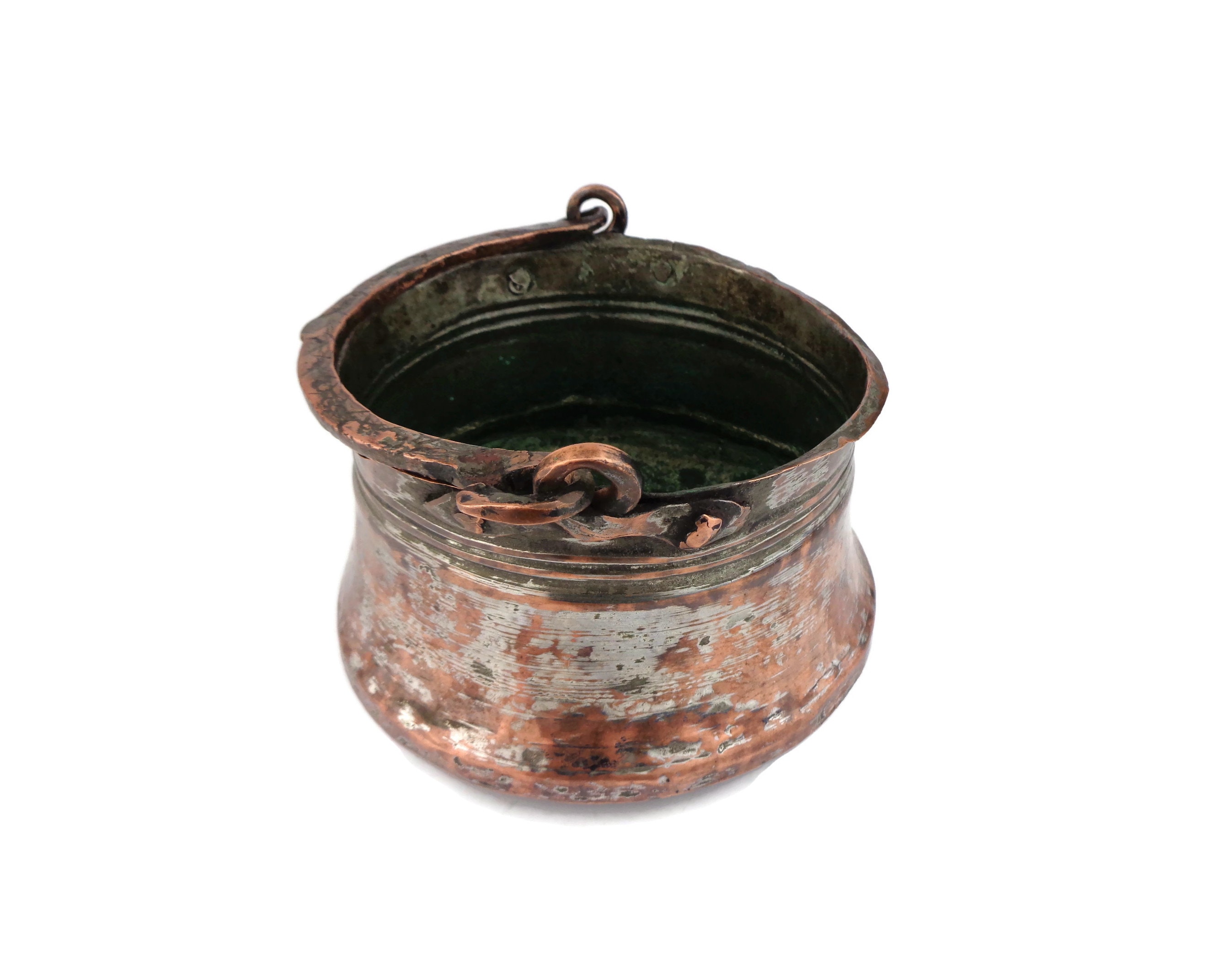 Antique Copper Cauldron Handmade Copper Cauldron Solid - Etsy