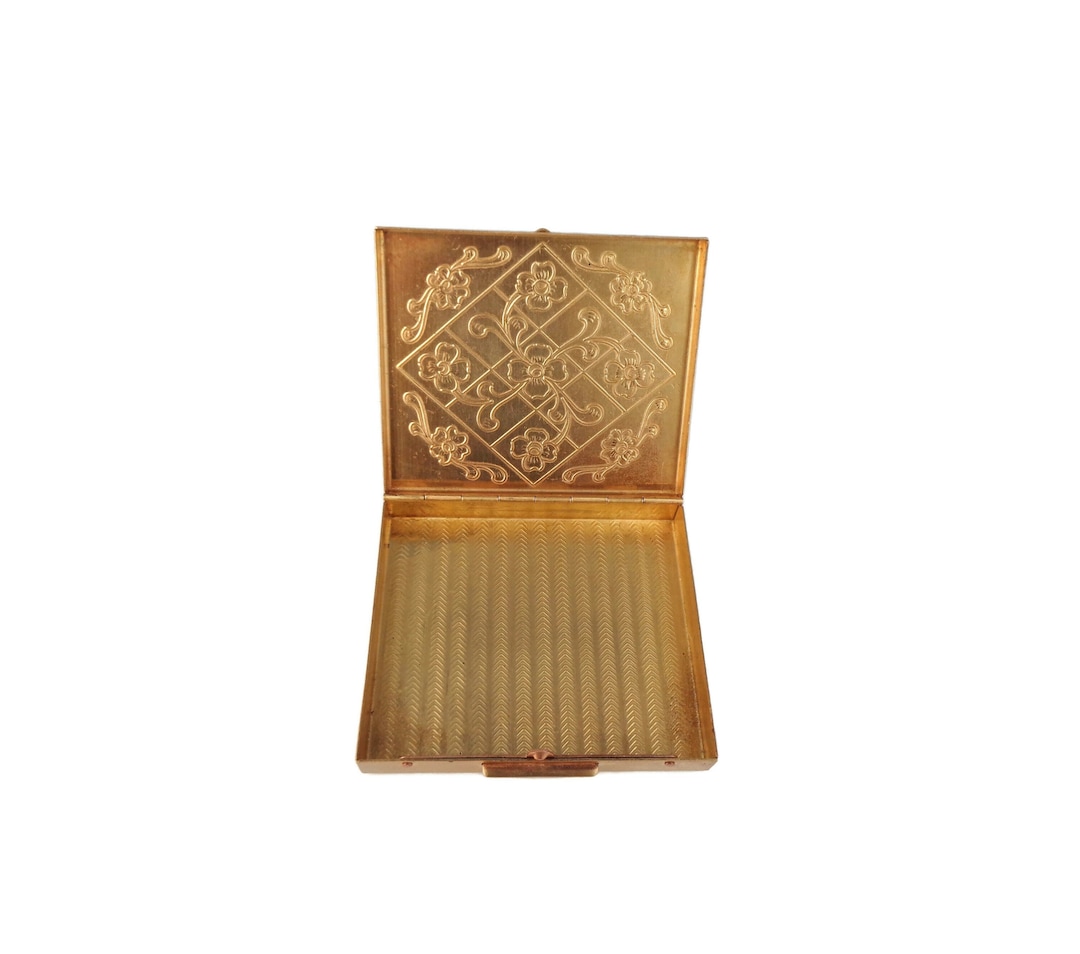 Antique Brass Jewelry Box - Etsy
