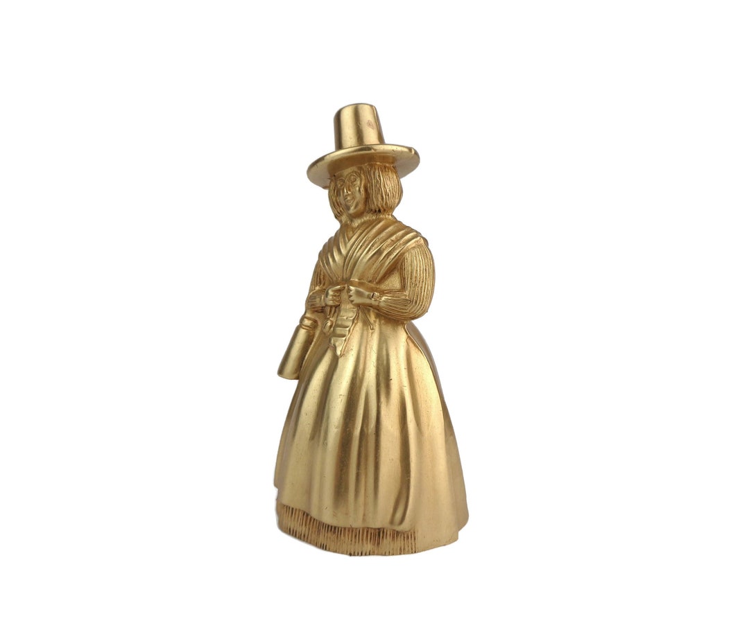 Jenny Jones Bell, Antique Brass Bell Jenny Jones Figurine, Vintage ...
