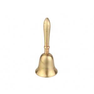 Vintage Brass School Hand Bell, Brass Hand Bell - Etsy