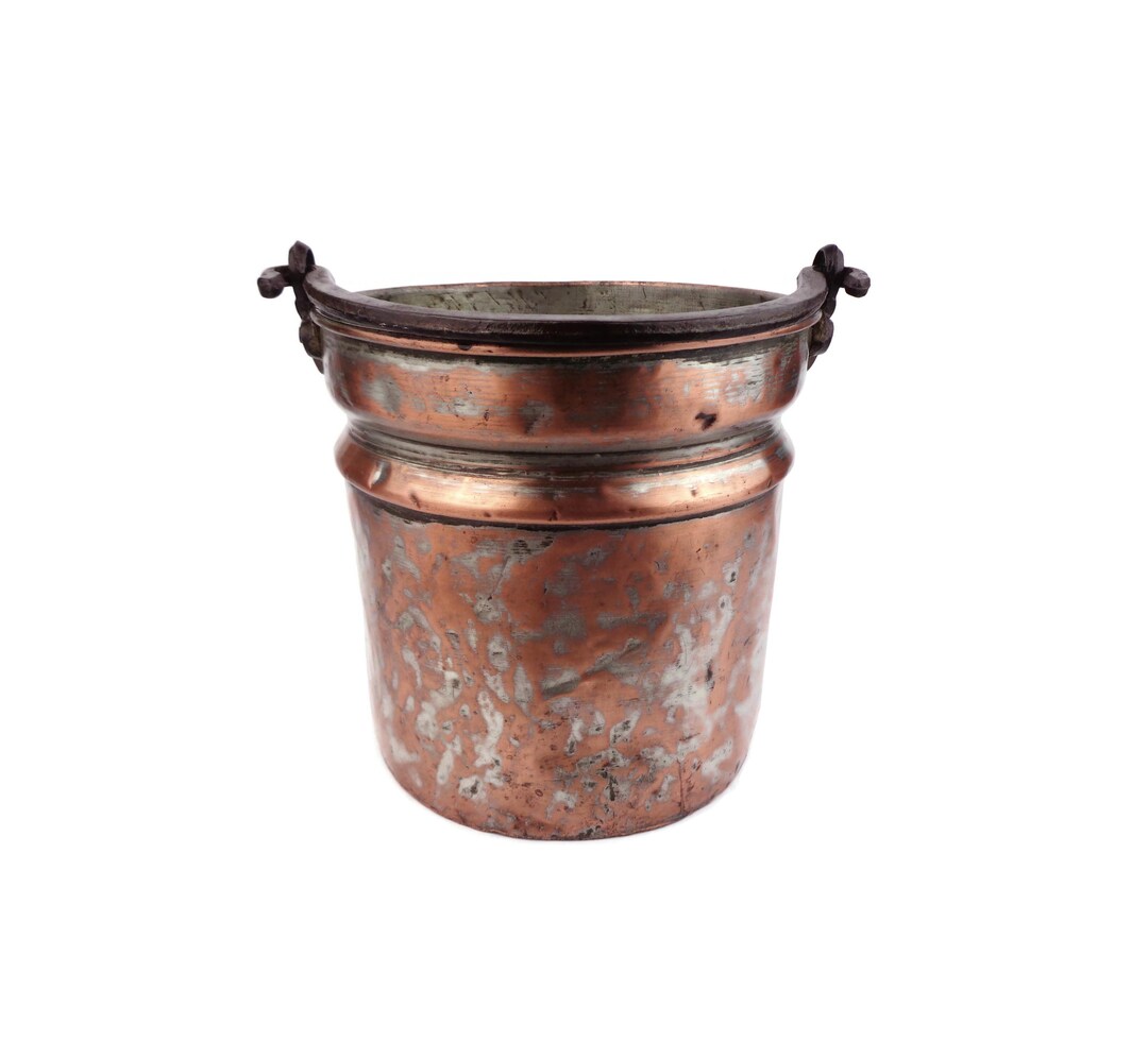 Antique Copper Cauldron, Handmade Copper Cauldron, Solid Copper ...