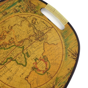 Vintage World Map Tray - Etsy