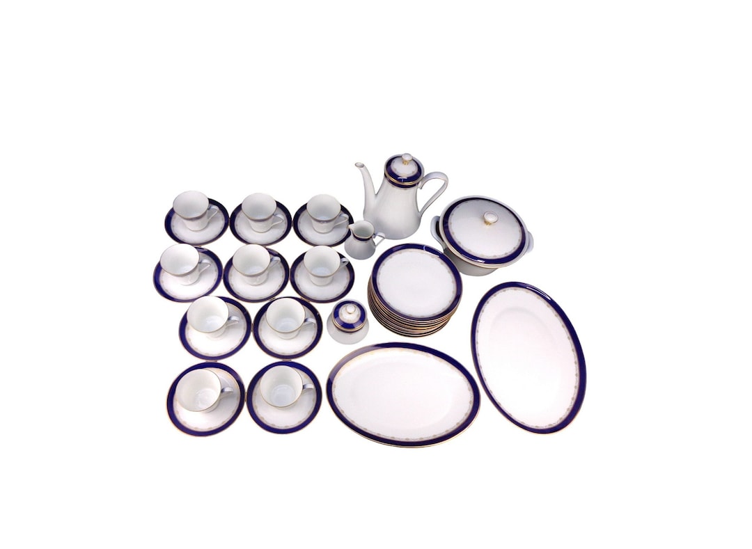 Vintage Porcelain Breakfast Set, Breakfast Dining Set Bavaria Germany ...