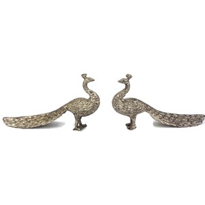Antique Peacocks Figurines, Vintage Peacocks Sculptures, Peacocks Male ...