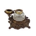 Antique Musterschutz Inkwell, Rare Musterschutz Inkwell, Old Inkwell ...