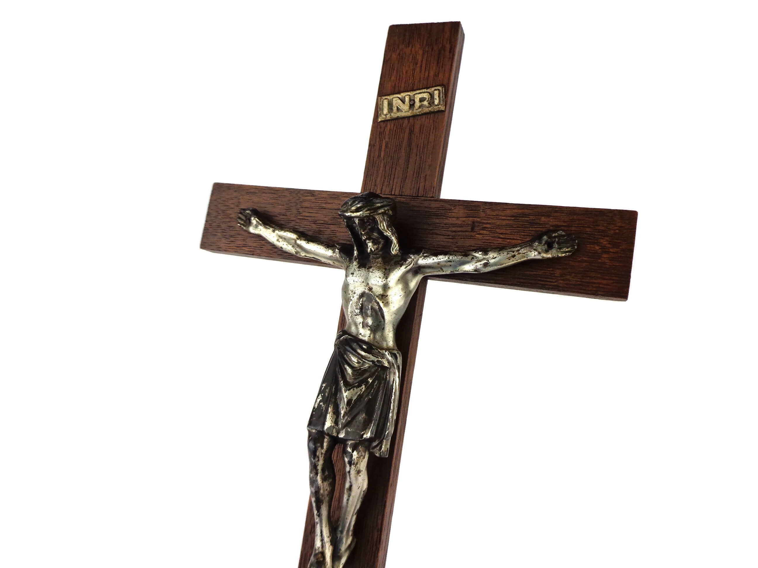 Antique Jesus Cross Crucifix, Jesus Crucifix With Wooden Cross - Etsy