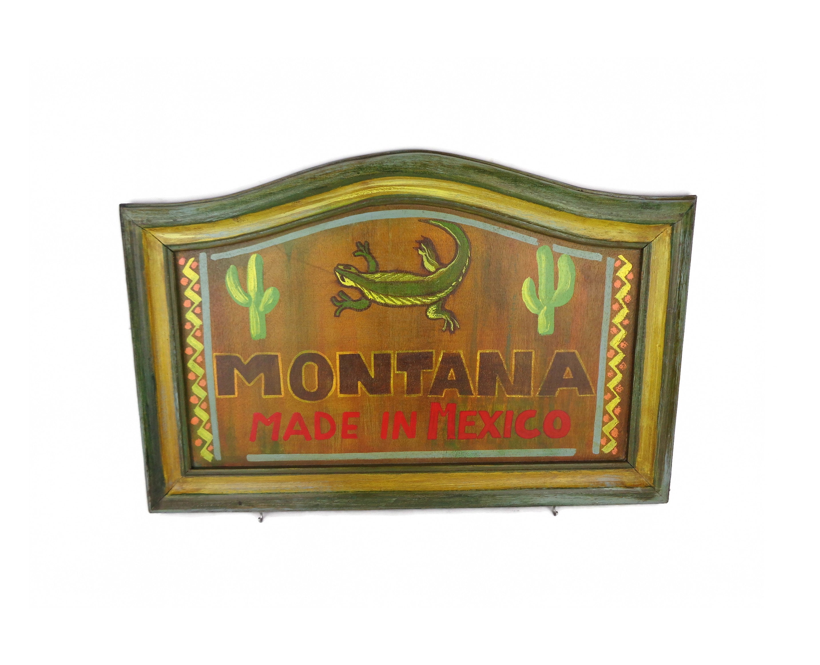 Vintage Mexican Wall Plate Mexican Wall Sign Handpainted - Etsy