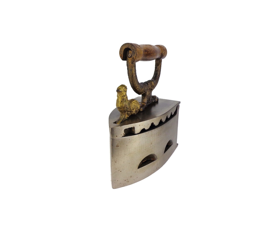 Antique Large Coal Iron Vintage Flat Iron - Etsy