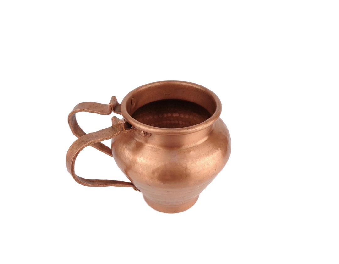 Antique Copper Jug, Handmade Copper Wine Jug - Etsy
