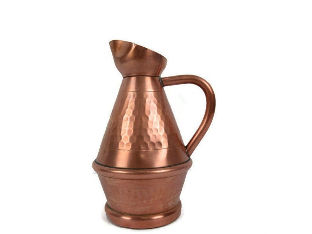 Antique Copper Jug, Handmade Copper Pitcher, Copper Watering Jug - Etsy UK