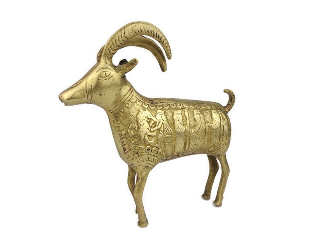 Antique Brass Ram, Rare Ram Sculpture, Brass Ram Sculpture - Etsy