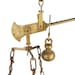 Antique Brass Balance Scale, Vintage Hanging Balance Scale With Counter ...