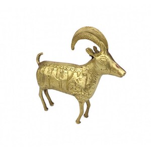 Antique Brass Ram, Rare Ram Sculpture, Brass Ram Sculpture - Etsy
