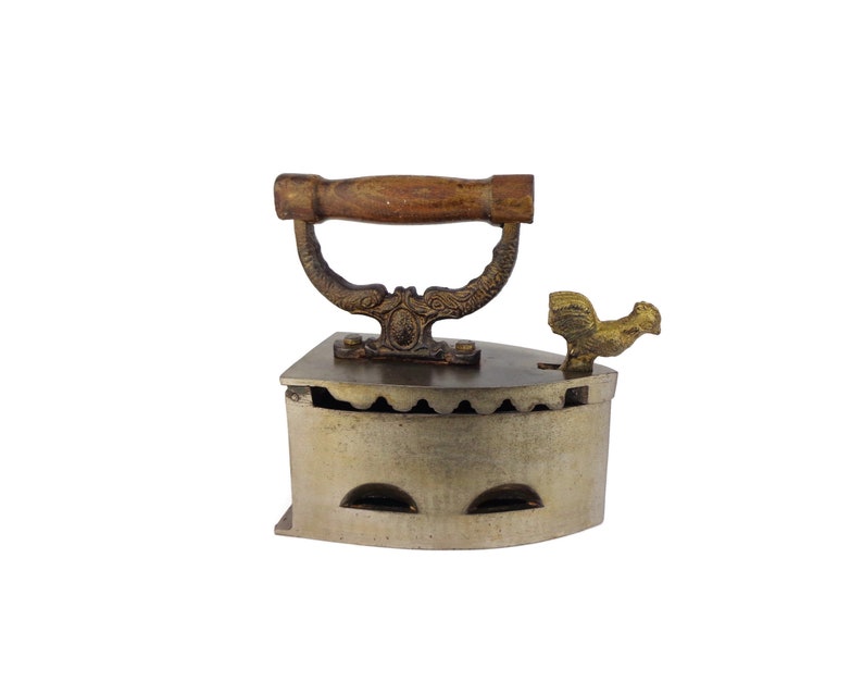 Antique Large Coal Iron Vintage Flat Iron - Etsy