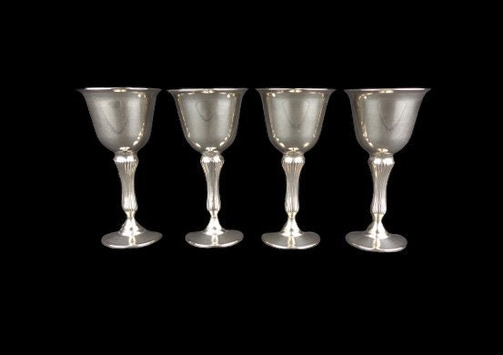 Antique Inox Cups Set France | Etsy