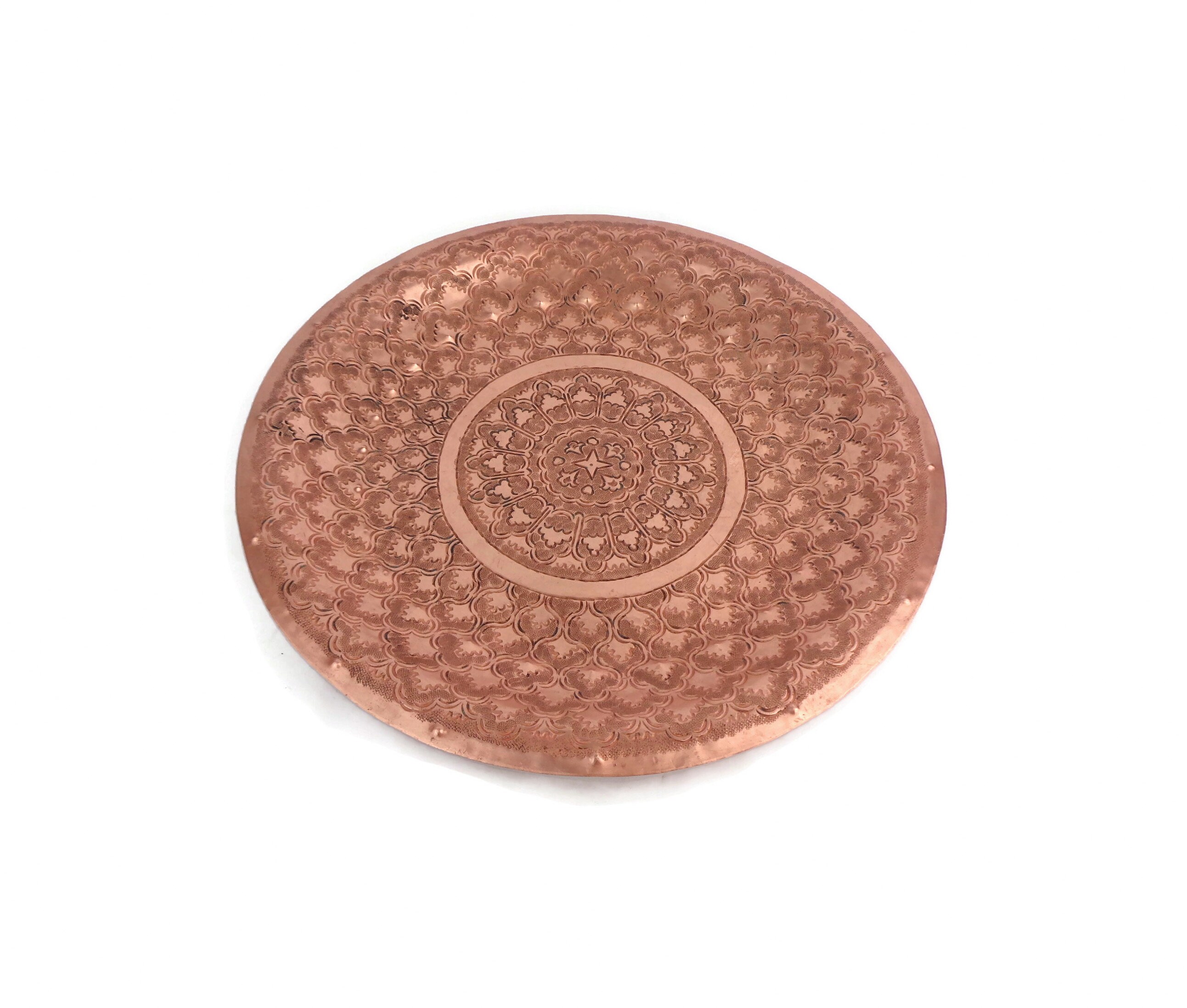 Antique Copper Tray Moroccan Copper Tray Handmade Copper - Etsy