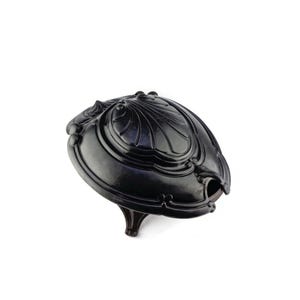 Antique Coal Box, Fireplace Decor, Iron Coal Scuttle, Cast Iron Coal ...