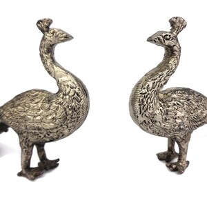 Antique Peacocks Figurines, Vintage Peacocks Sculptures, Peacocks Male ...