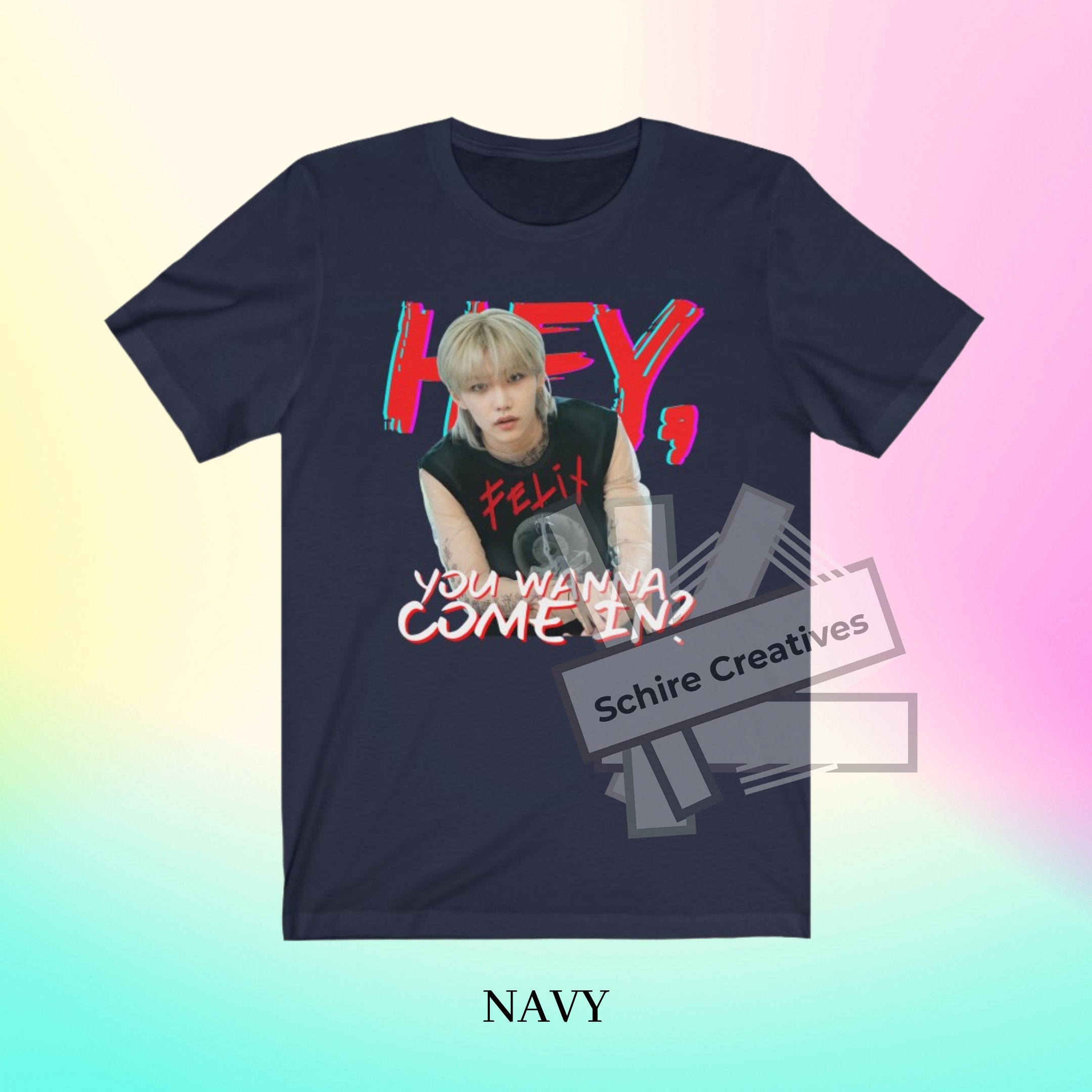 Felix Shirt Stray Kids Felix Backdoor Unisex Shirt Felix Hey - Etsy