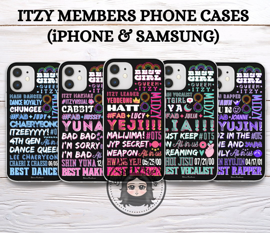 Itzy Members Phone Cases, Itzy Phone Cases, Itzy iPhone Case, Itzy ...