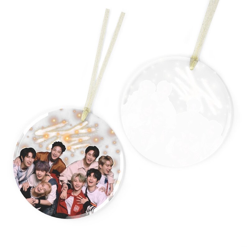 Stray Kids Glass Ornament Stray Kids Christmas Tree Ornament - Etsy