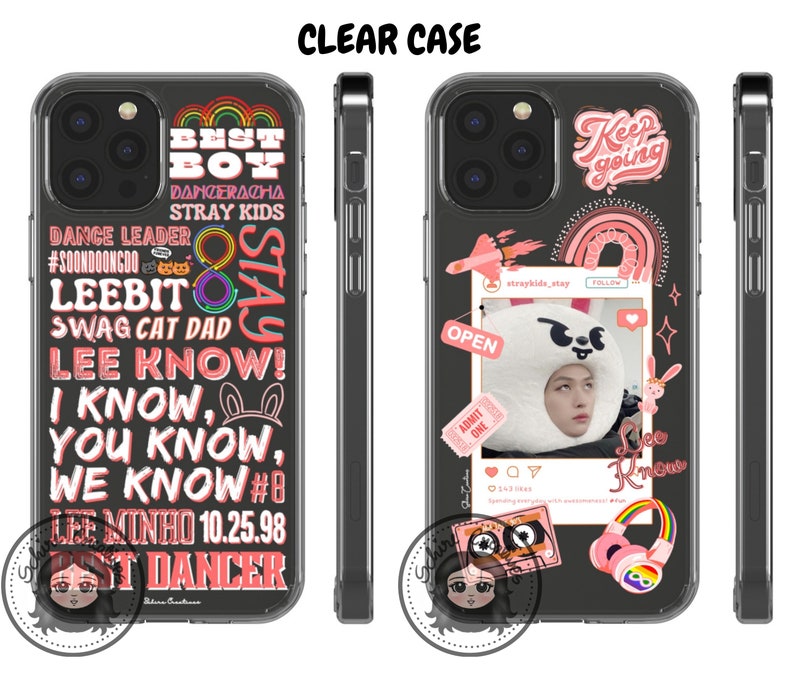 Lee Know Phone Case Stray Kids Flexi Case Stray Kids Clear | Etsy