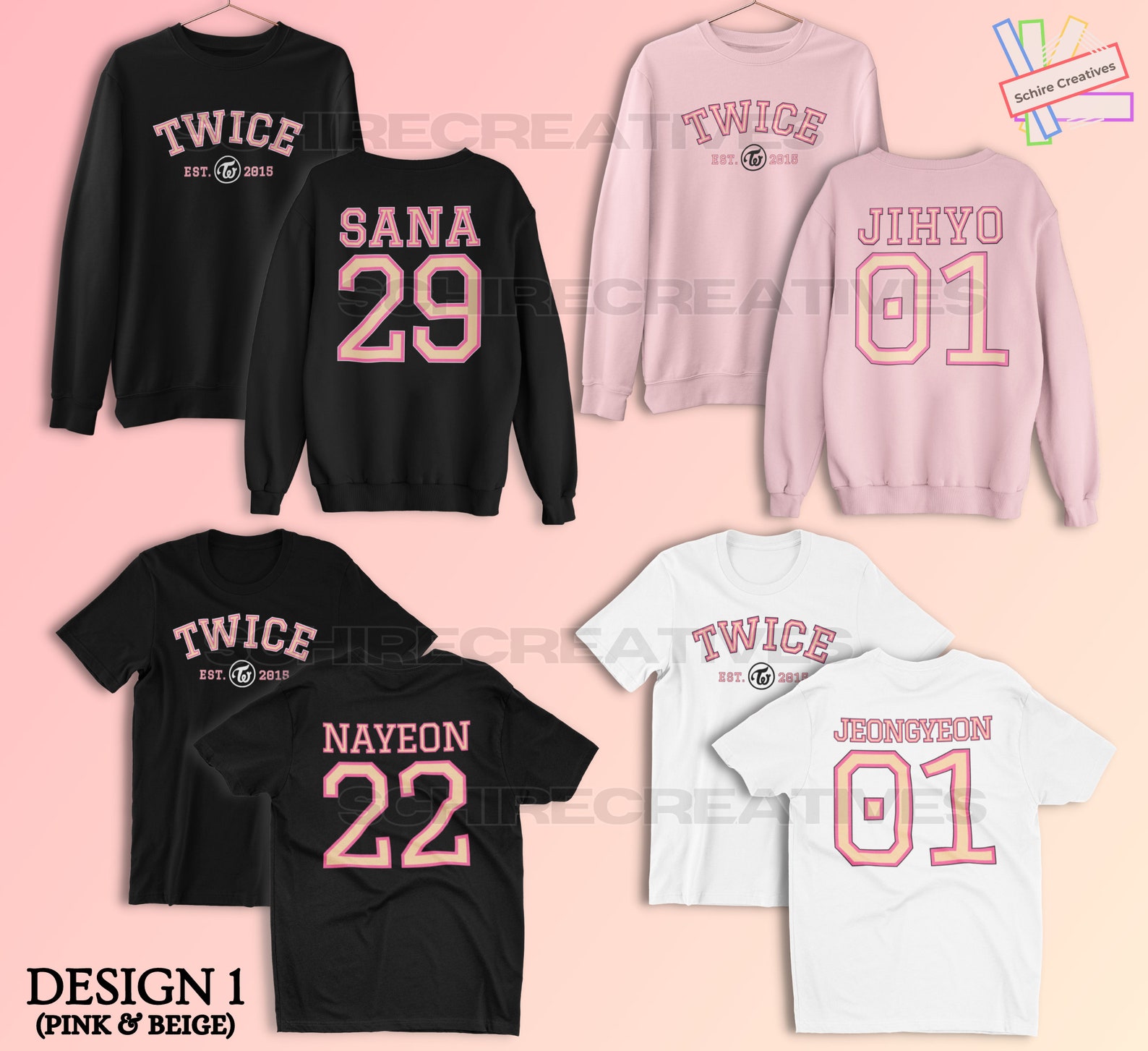 Twice Names All Members Shirt, Twice Sweatshirt - Etsy
