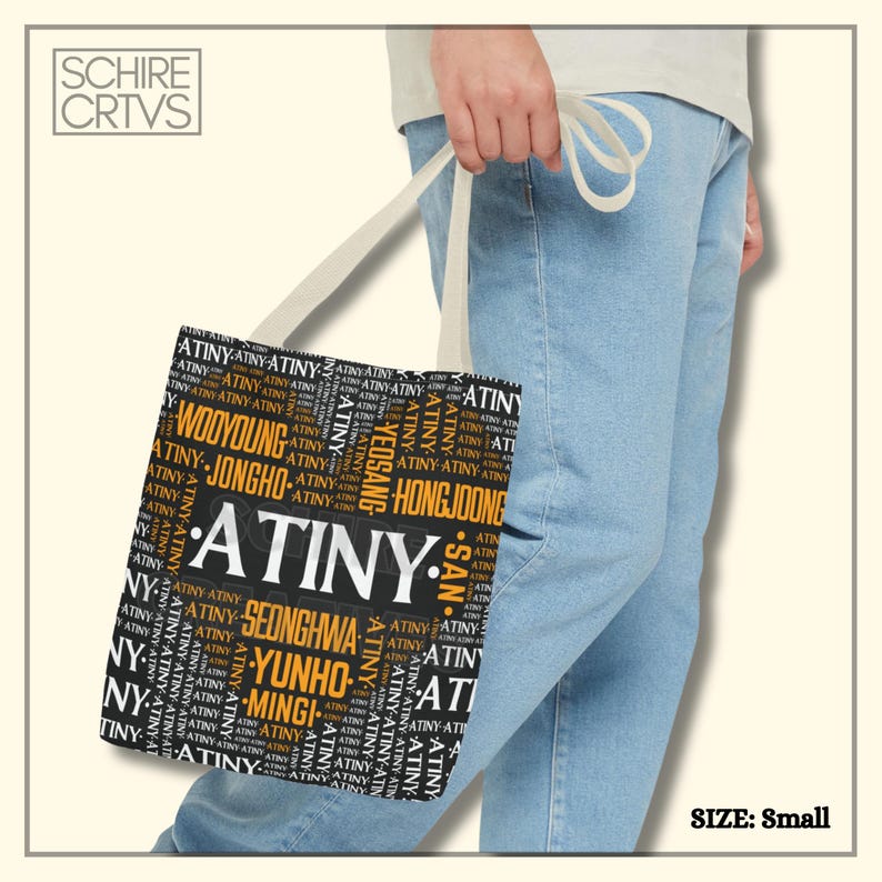 ATINY Inspired Tote Bag, K-pop Inspired Tote Bag, Ateez Tote Bag ...