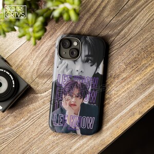 CUSTOMIZABLE Kpop Bias Photo Phone Case, Kpop Aesthetic Phone Case ...