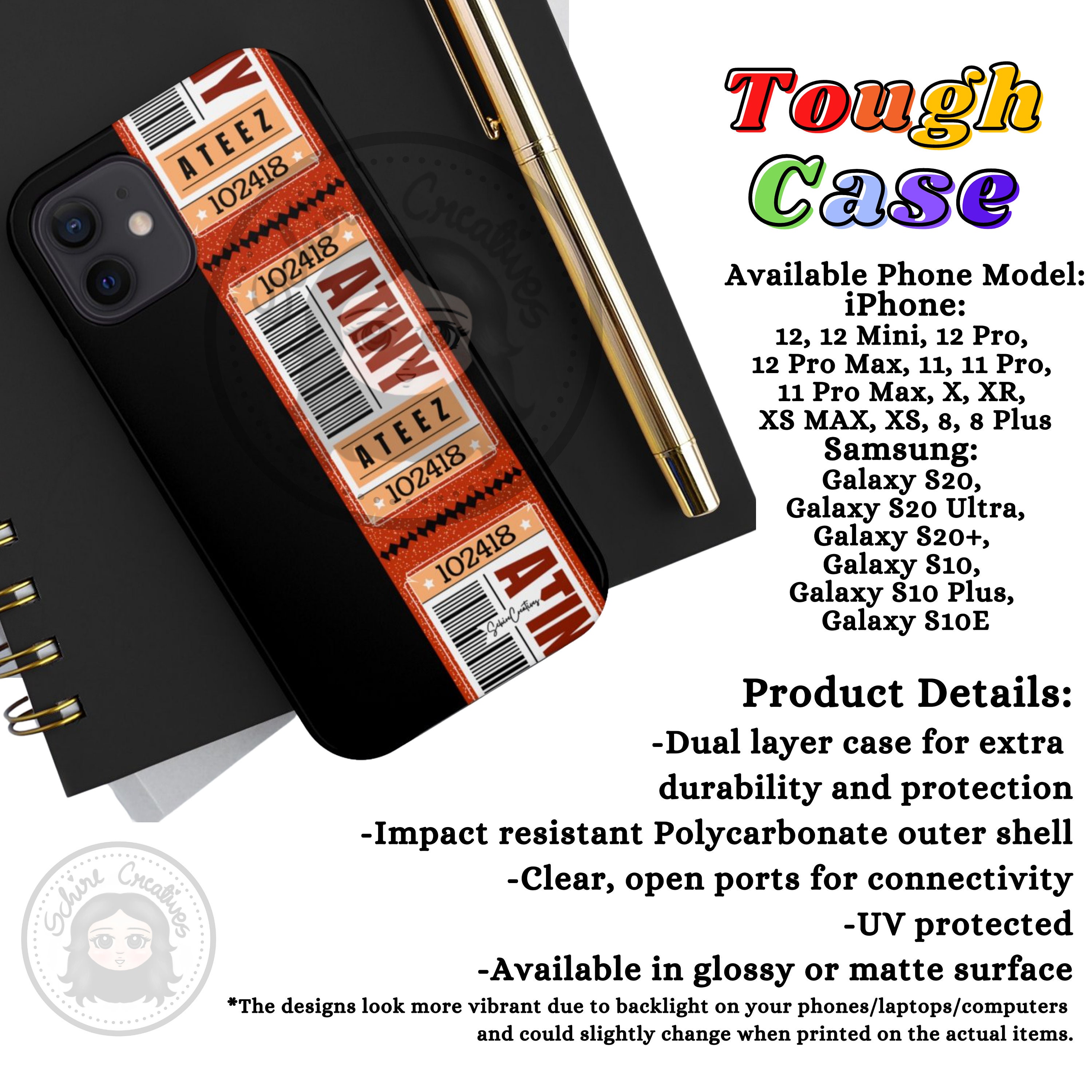 Atiny Phone Case Kpop Fandom Phone Case Ateez Phone Case - Etsy UK