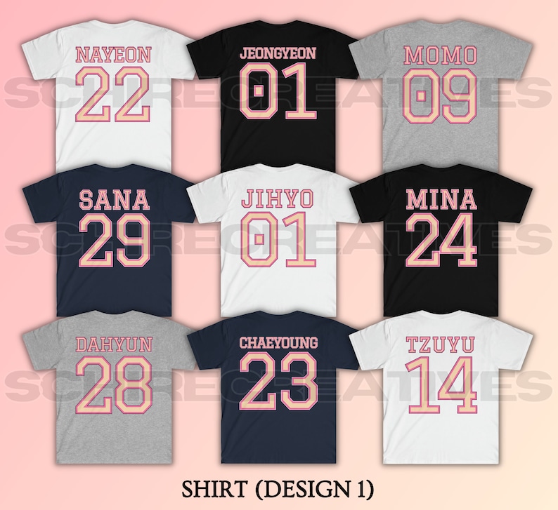 Twice Names All Members Shirt, Twice Sweatshirt - Etsy