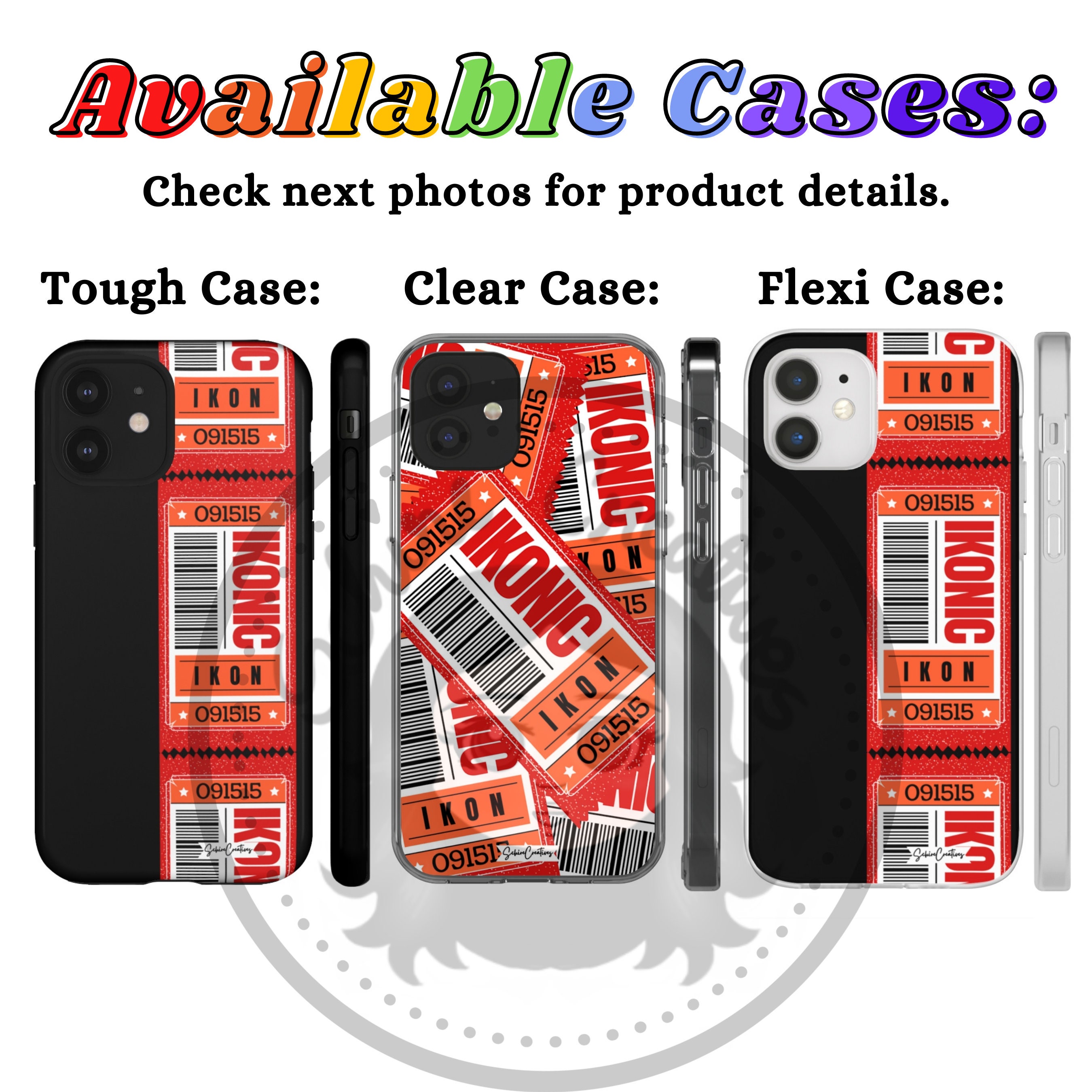 IKONIC Phone Case Kpop Fandom Phone Case iKON Phone Case | Etsy