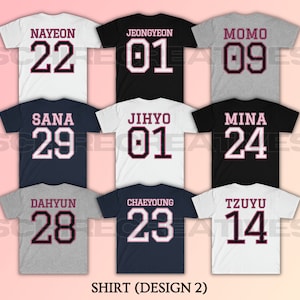 Twice Names All Members Shirt, Twice Sweatshirt - Etsy