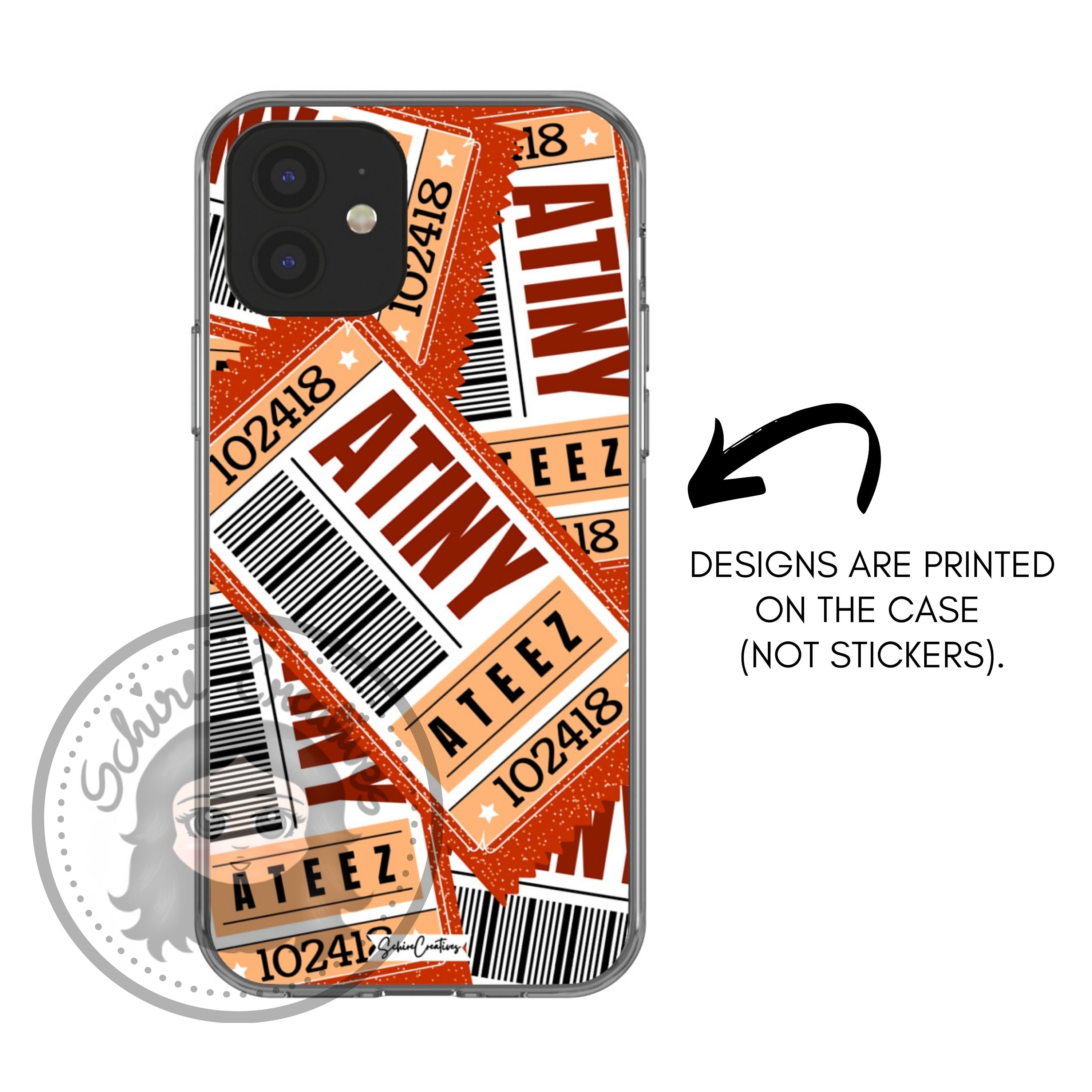 Atiny Phone Case Kpop Fandom Phone Case Ateez Phone Case | Etsy