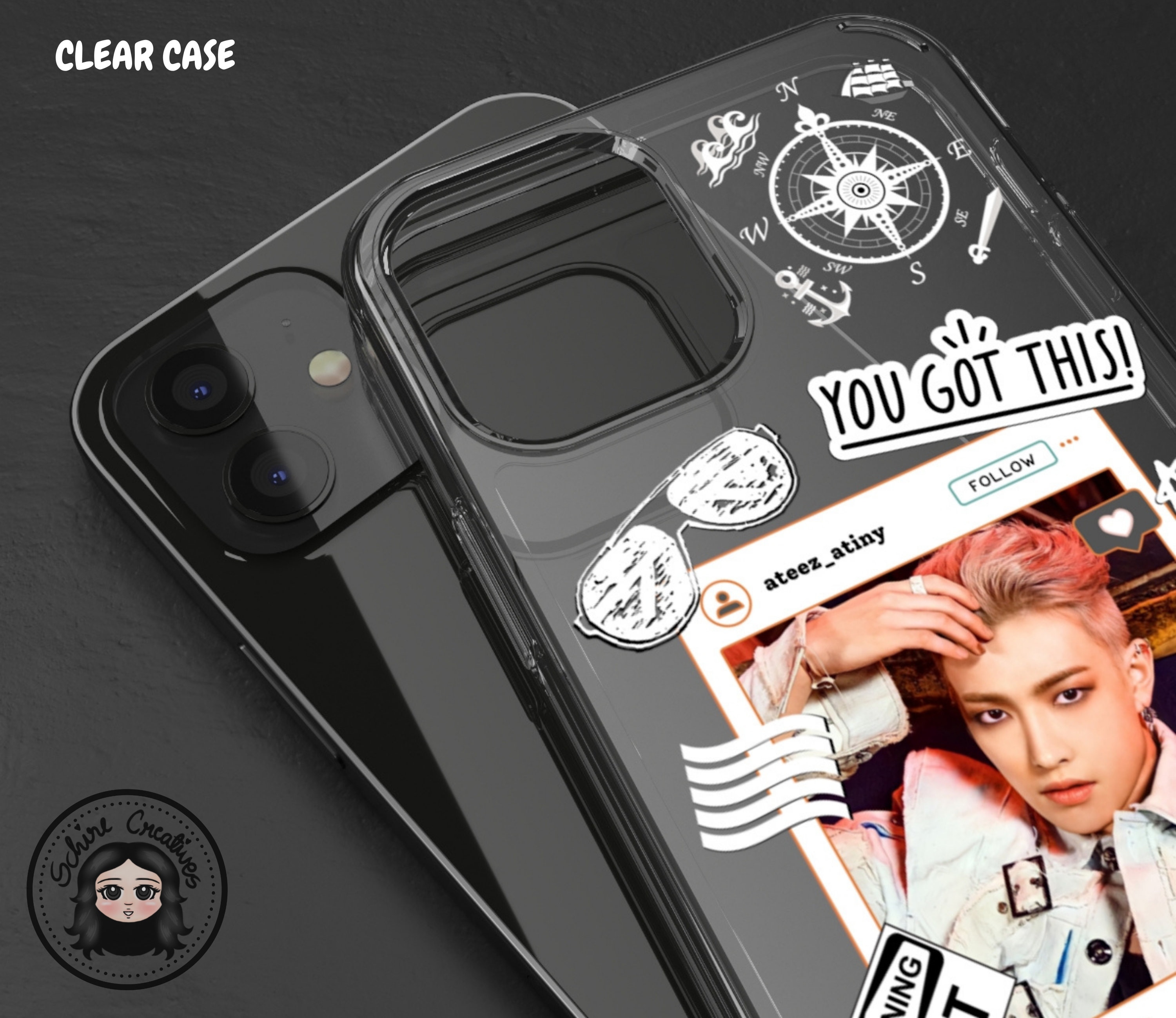 Customizable Ateez Members Phone Cases Ateez Iphone Case | Etsy UK